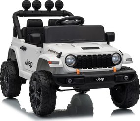 LEAN CARS Akumulátorové vozidlo Jeep Rubicon DK-JWR558 24 V, bílé
