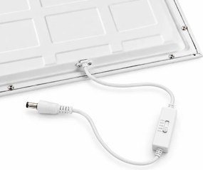 LED Solution Bílý přisazený LED panel s rámečkem 60 x 120cm 45W UGR 5CCT SRPL60X120-45WH-BL-5CW_191450