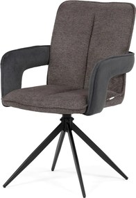 Autronic Jídelní židle otočná DCH-F1146 Barva potahu: Šedá