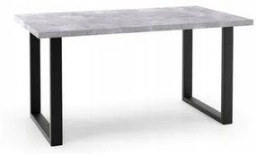 Jídelní stůl BOLO - beton/černá
