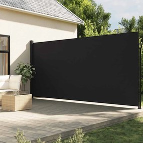 Zatahovací Boční Markýza Černá Černá - 117 x 300 cm