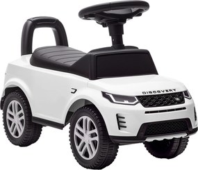 AIYAPLAY Land Rover chodítko (licence) – 18–36 měsíců, úložný prostor, klakson a zvuky motoru, bílá
