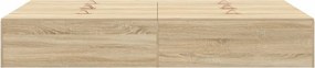 Rám postele s úložným prostorem Sonoma dub 120 x 190 cm 3335423