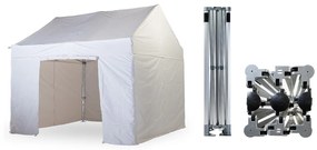 Nůžkový párty stan 3x4,5 m TENTino GABLED EXTREME Barva opláštění: 10A - HNĚDÁ