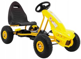 RKToys Dětská motokára Gokart Champion Žlutá