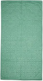 Pip Studio ručníky z bavlněného froté Tile de Pip, zelené (Luxusní ručníky z bavlněného froté v designu Tile de Pip v zelené barvě )