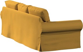 Potah na pohovku IKEA  Ektorp 3-místná, nerozkládací barva žlutá látka pletený vzor