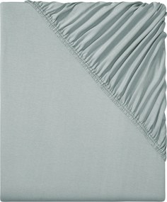 Livarno Home Žerzejové napínací prostěradlo, 140-160 x 200 cm (šedá)
