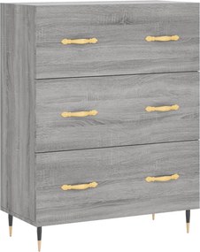 Skříň highboard šedá sonoma 69,5 x 34 x 180 cm kompozitní dřevo 3199735