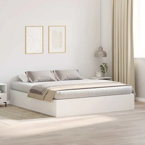 Rám postele s úložným prostorem s úložištěm Bílá 180 x 200 cm 3335397
