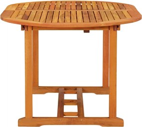 Zahradní stůl 200 x 100 x 75 cm masivní eukalyptové dřevo 316068
