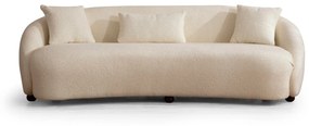 Atelier del Sofa 3-místná pohovka Napoli Cream Bouclette, Krémová