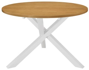 Jídelní stůl bílý 120 x 75 cm MDF 247631