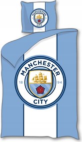 Oboustranné Povlečení Manchester City 140x200 Povlečení Mancity F.c. Originál