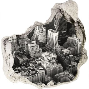 Wallmuralia Nálepka fototapeta 3D výhled New York z ptačího pohledu 75x75 cm