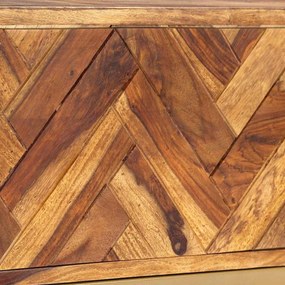 TV stolek 140 x 30 x 45 cm masivní akáciové dřevo 247998