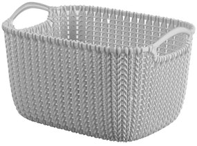 Curver Košík KNIT M, 8l šedý