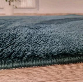 HU Koberec Plush Deluxe tyrkysový Rozměr: 50x80 cm