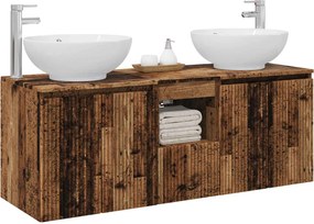 Sada koupelnových skříněk 3 ks Staré dřevo 49,5 x 44,5 x 65 cm 3405705