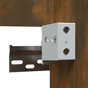 vidaXL Koupelnová skříňka se zrcadlem kompozitní dřevo [804866] Barva: hnědý dub