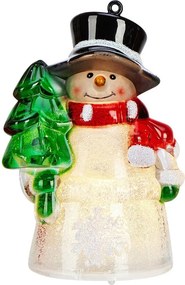 LED světelná dekorace Markslöjd Sigge Snowman, výška 10 cm