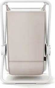 Simplehuman X-FRAME bílá ocel, béžový polyester / Koš na prádlo / sklá