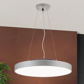 Závěsné svítidlo Space LED, stmívatelné, titan, Ø 58 cm