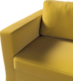 Potah na pohovku IKEA  Karlstad 3-místná, nerozkládací, dlouhý barva žlutá látka sametová