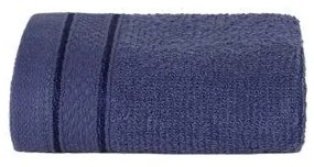Bavlněný ručník Bella 50x90 cm tmavě modrý