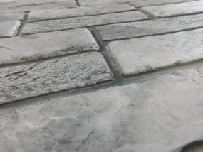 3D obkladový omyvatelný panel PVC Expansit Stone šedý (476 x 955 mm)