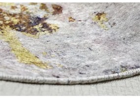 MIRO 51709.803 mycí kobereček Abstrakce protiskluz modrý / zlato velikost 200x290 cm | krásné koberce cz