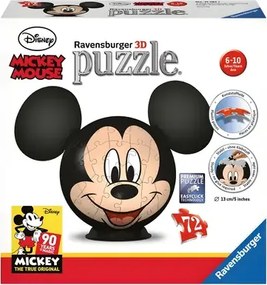RAVENSBURGER Puzzle-Ball Mickey Mouse / 72 dílků / od 6 let