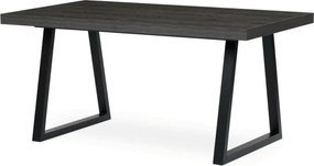 Jídelní stůl rozkládací 160- HT-R5624 GREY, lamino, šedý dub (160 x 90) cm