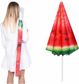 Zahradní slunečník 160 cm, meloun SPRINGOS VIVA BU0020
