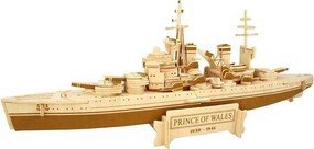 Dřevěné 3D puzzle bitevní loď Prince of Wales