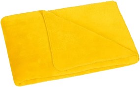 Bellatex Přikrývka Korall micro 75x100 cm žlutá