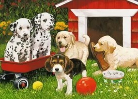 Ravensburger Šťastná štěňátka / 60 dílků / od 4 let