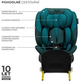 Kinderkraft Autosedačka i-Fix 40-150 cm Kinderfraft select Cool grey