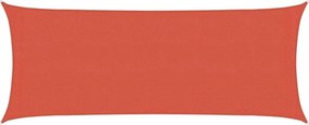 Stínící plachta 160 g/m² cihlová 2 x 5 m HDPE 311341