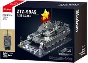 Sluban Model Bricks M38-B1234 Tank ZTS-99AS v měřítku 1:35