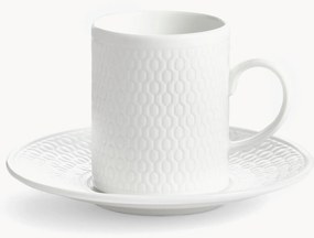 Šálek na espresso's podšálkem z kostního porcelánu Gio