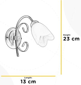 ONLI - Nástěnné svítidlo ODINO 1xE14/6W/230V
