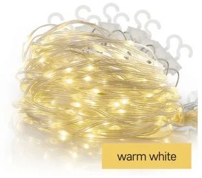 LED vánoční řetěz - záclona Dropi s programy 1,7 m x 1,5 m teplá bílá