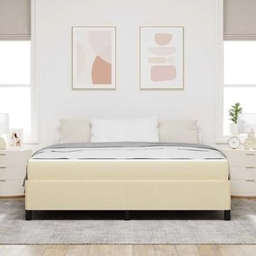 Postel s boxspringem Krémová 180 x 200 cm textil 3398883