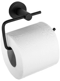 Rea, nástěnný držák na toaletní papír 322213, černá matná, REA-77004