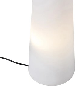 Chytrá venkovní stojací lampa bílá vč. LED A60 IP44 - Katrijn