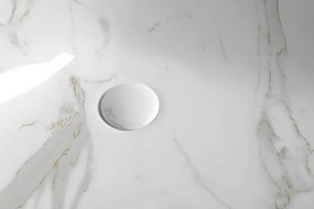 Sapho Sapho, DALMA keramické umyvadlo na desku 58,5x39 cm, carrara, MM217