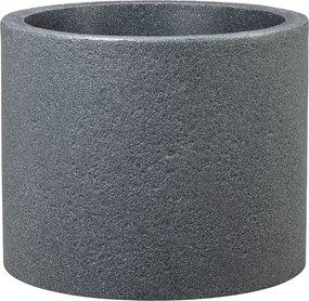 Scheurich Květináč „Riva“, plast, kulatý. (Granit černá, Ø 40 cm)