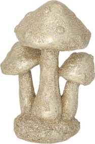 Dekorace Golden Mushrooms 12cm