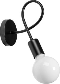 Toolight - Nástěnná kovová lampa na zeď PARADISE 1xE27 60W 392199, černá, OSW-04008